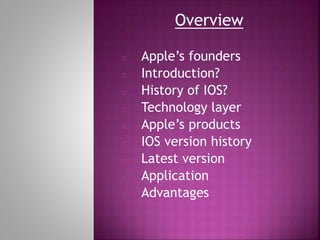 Apple's ios | PPT