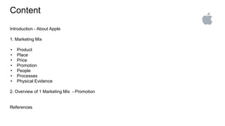 Apple's marketing mix | PPTX