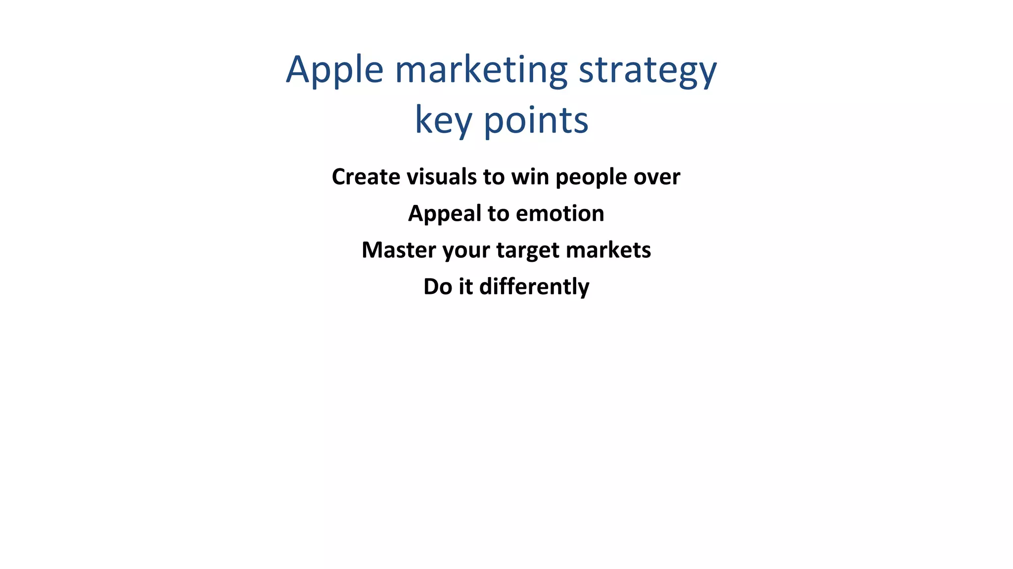 Apple marketing strategy | PPT
