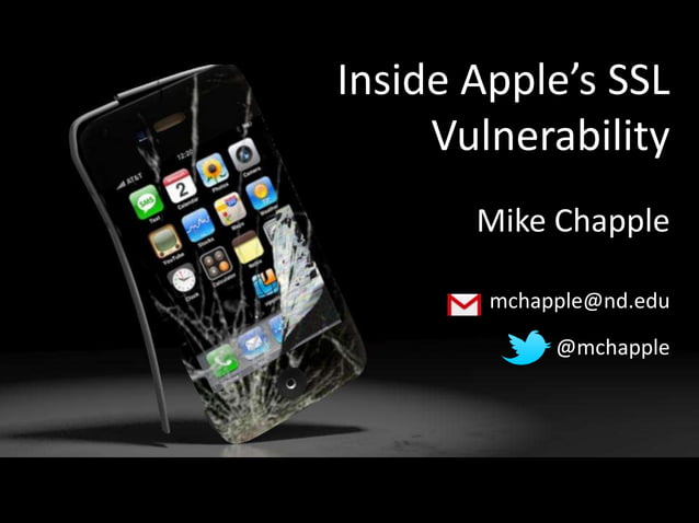 Apple SSL Vulnerability Explained | PPT