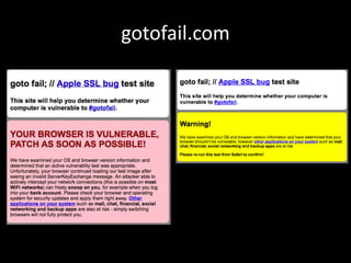 Apple SSL Vulnerability Explained | PPTX | Computing | Technology ...