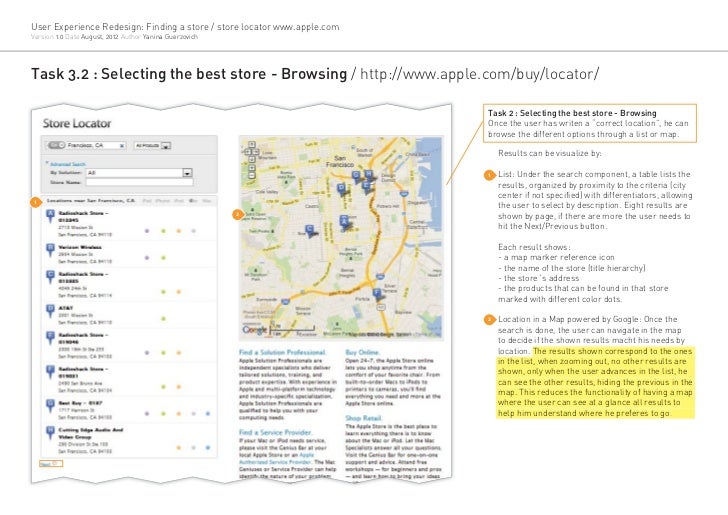 Apple store locator in process