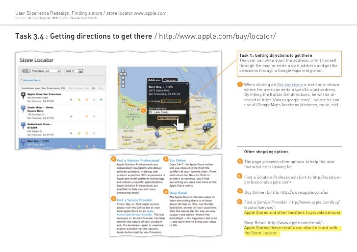 Apple store locator in process