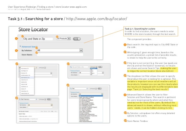 Apple store locator in process