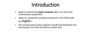 Apple story 3 slideshare | PPTX