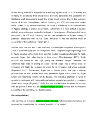 Apple strategic analysis | DOCX