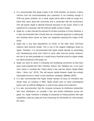 Apple strategic analysis | DOCX