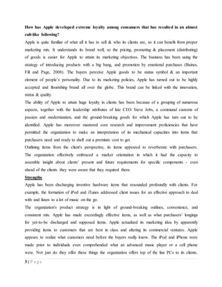 Apple strategy | DOCX
