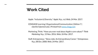 Apple Strong Culture | PPTX