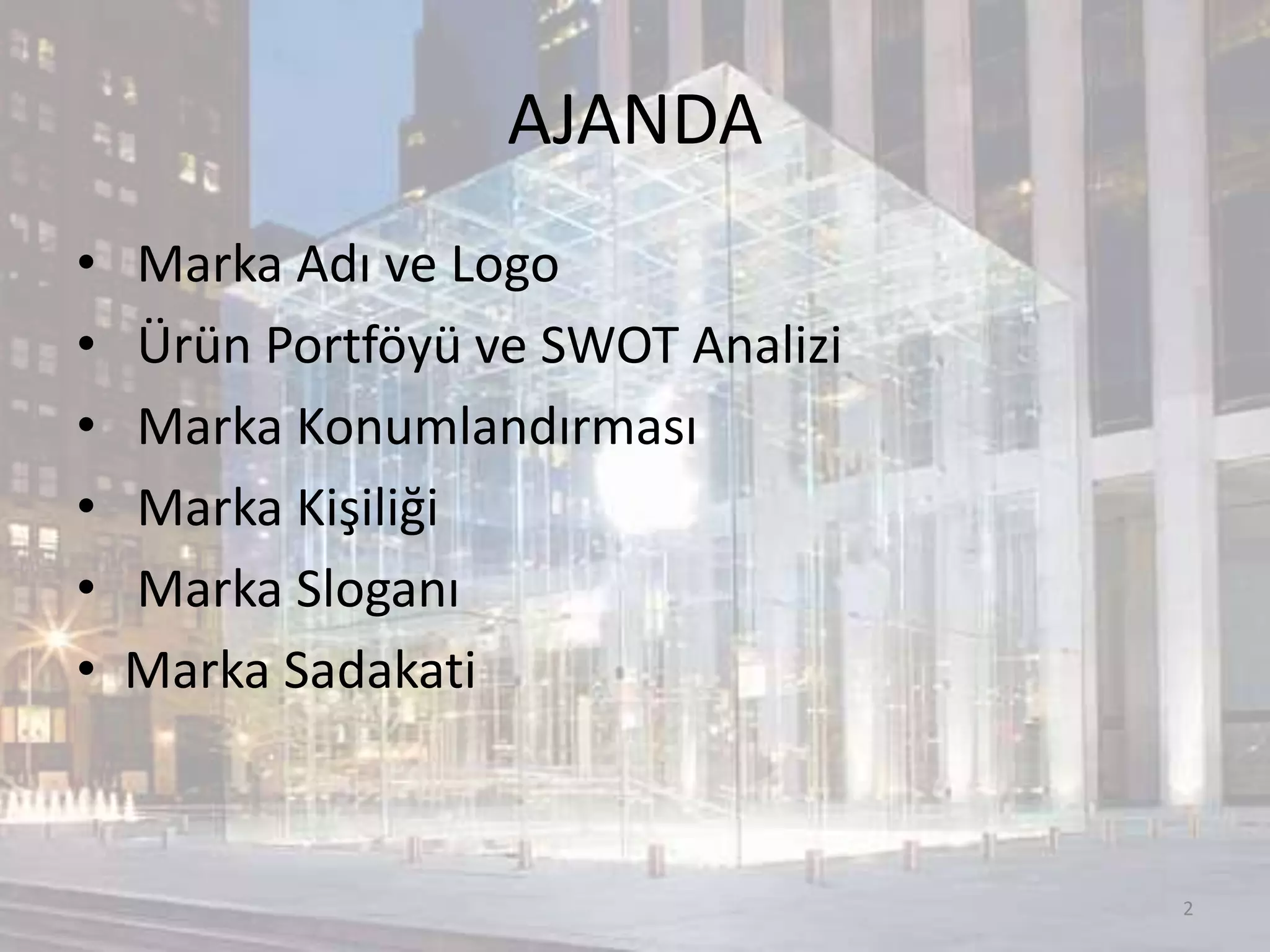 Apple Marka Sunumu - Marka İmajı | PPTX