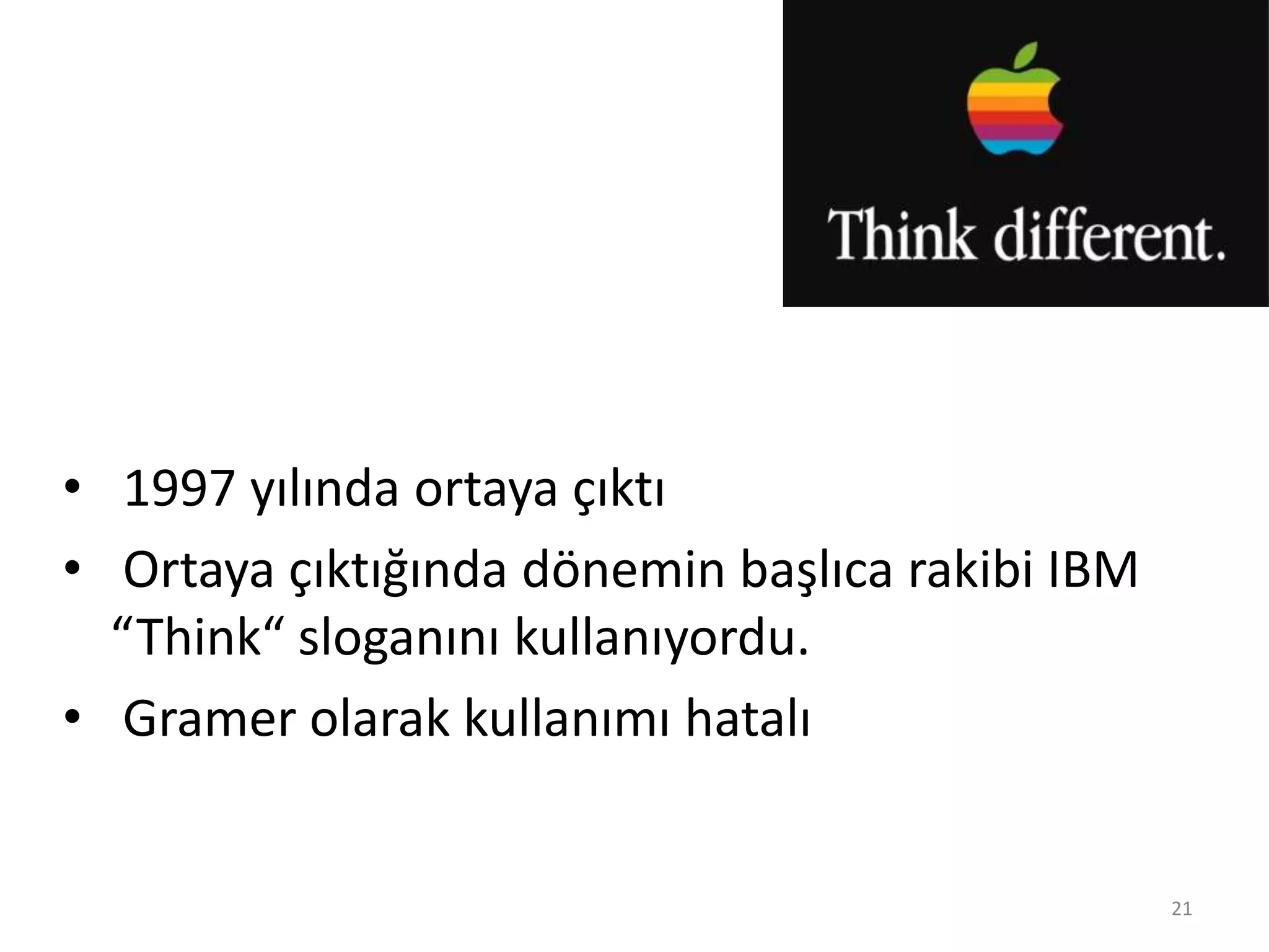 Apple Marka Sunumu - Marka İmajı | PPTX