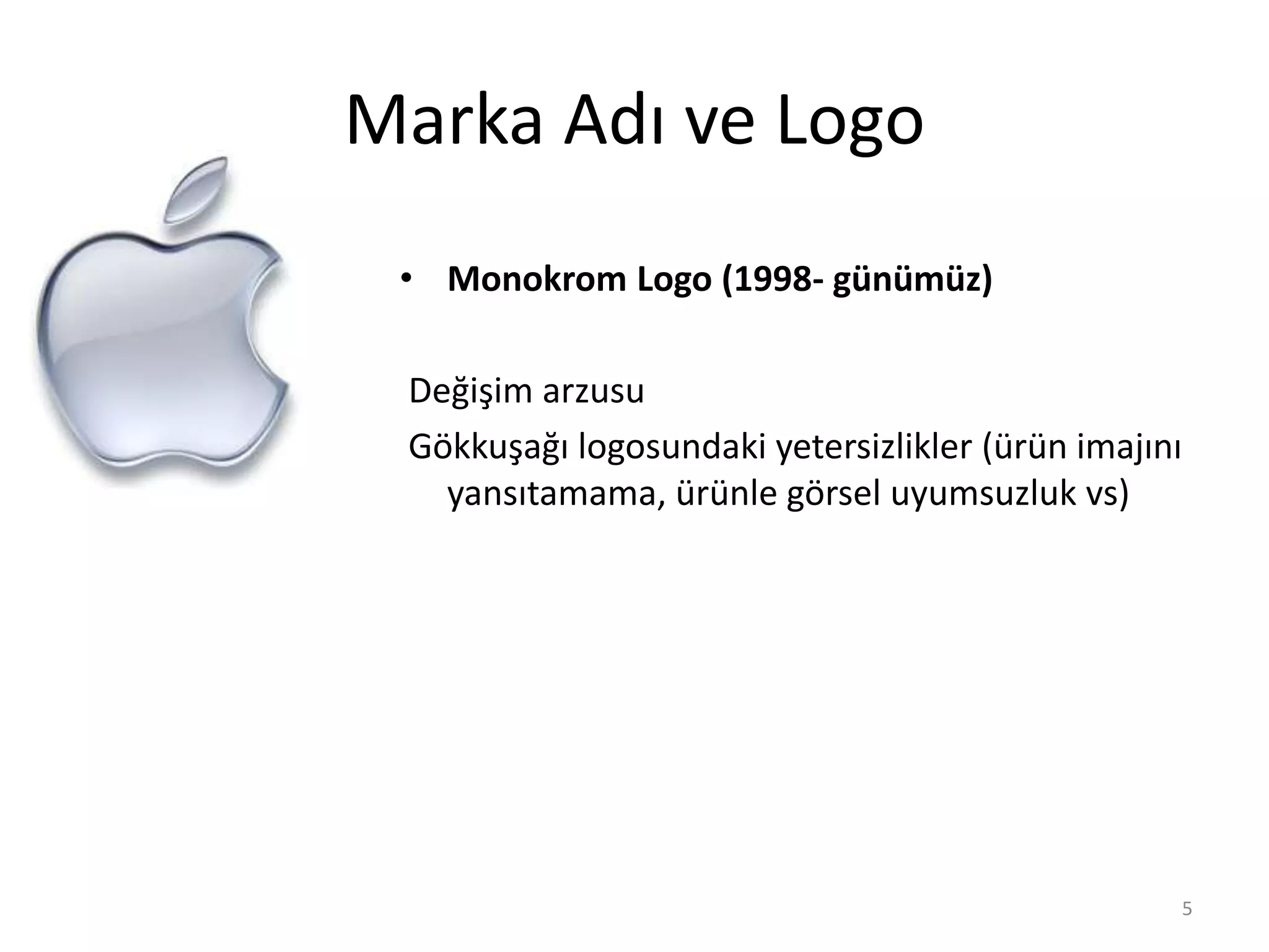 Apple Marka Sunumu - Marka İmajı | PPTX