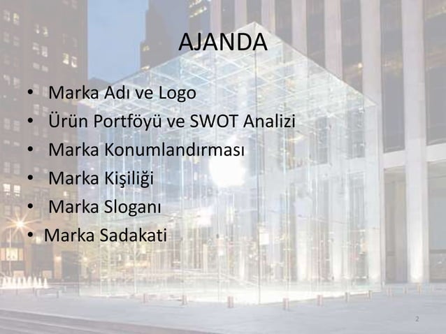 Apple Marka Sunumu - Marka İmajı | PPTX