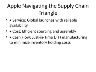 Apple_Supply_Chain_Management Very Good Presentation | PPTX