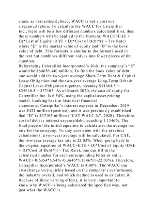 Apples WACCThe calculation of a firm’s cost of capital for each.docx