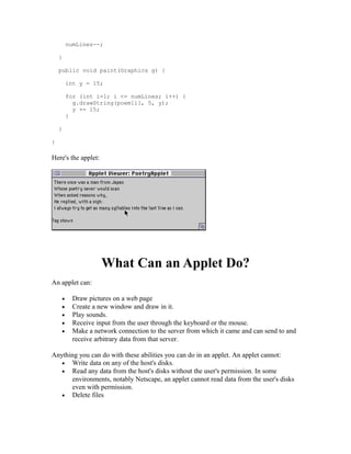 Applet | PDF