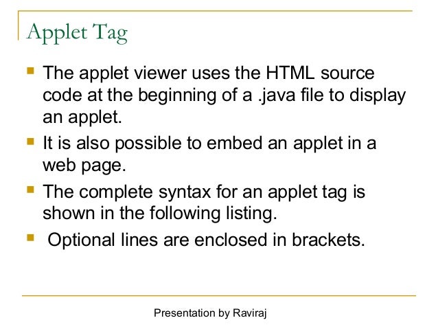 Java Applet