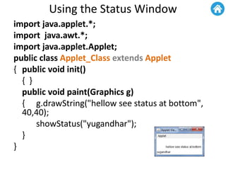 java Applet Introduction | PPT