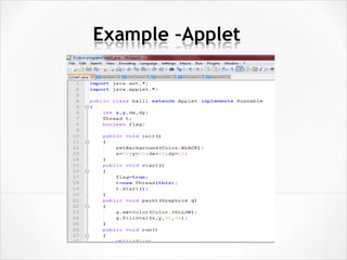 Applet | PPT