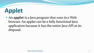 Applet | PPT