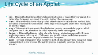 Applet | PPT