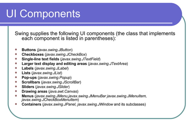 Applet Architecture - Introducing Java Applets | PPT