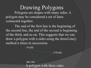 Applet and graphics programming | PPTX