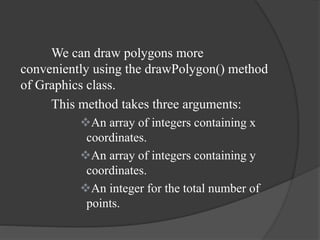 Applet and graphics programming | PPTX