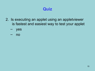 Applet execution | PPT