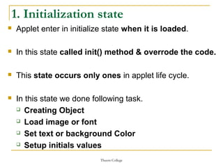 Applet & graphics programming | PPT