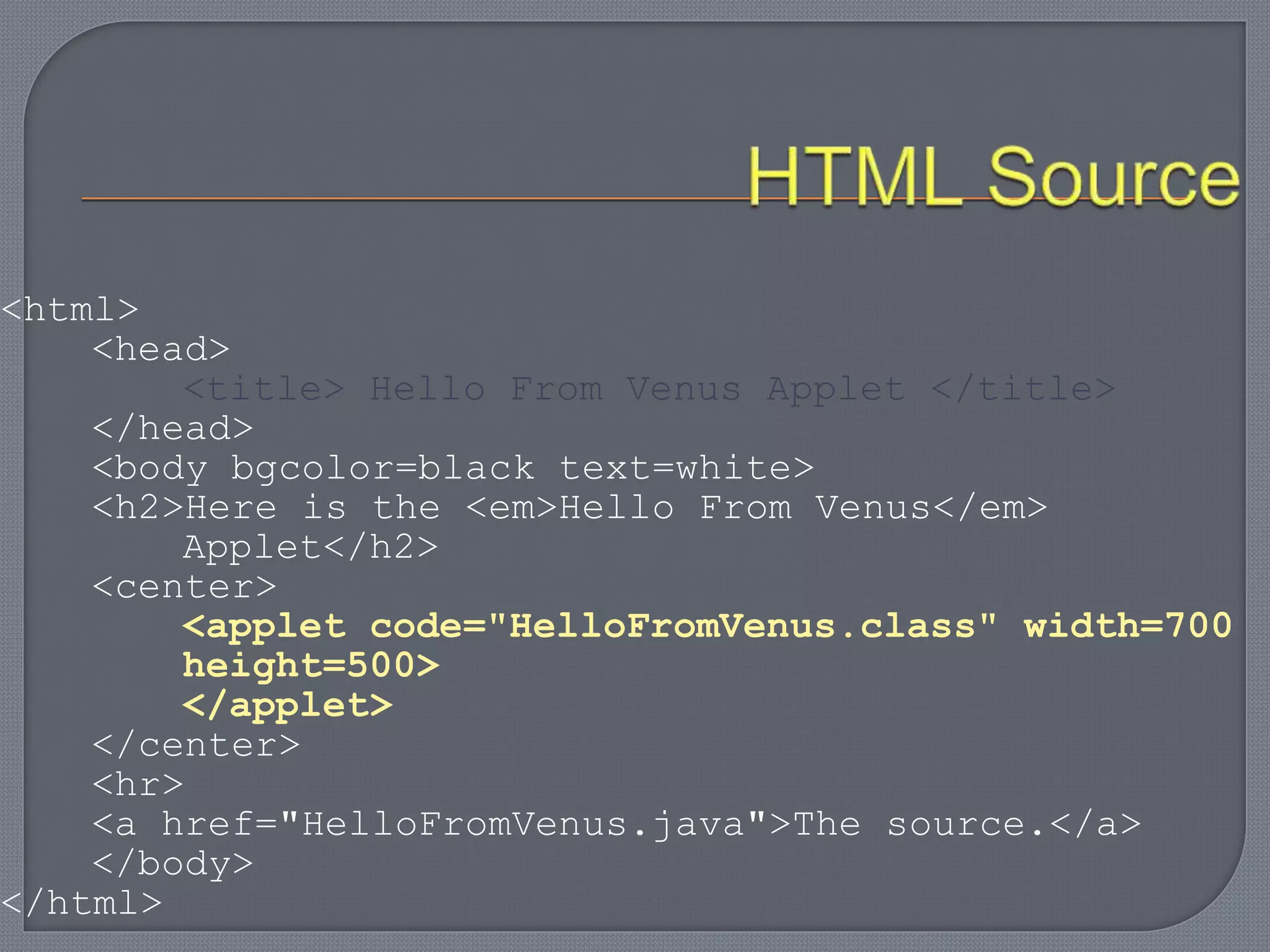 Applet life cycle | PPTX