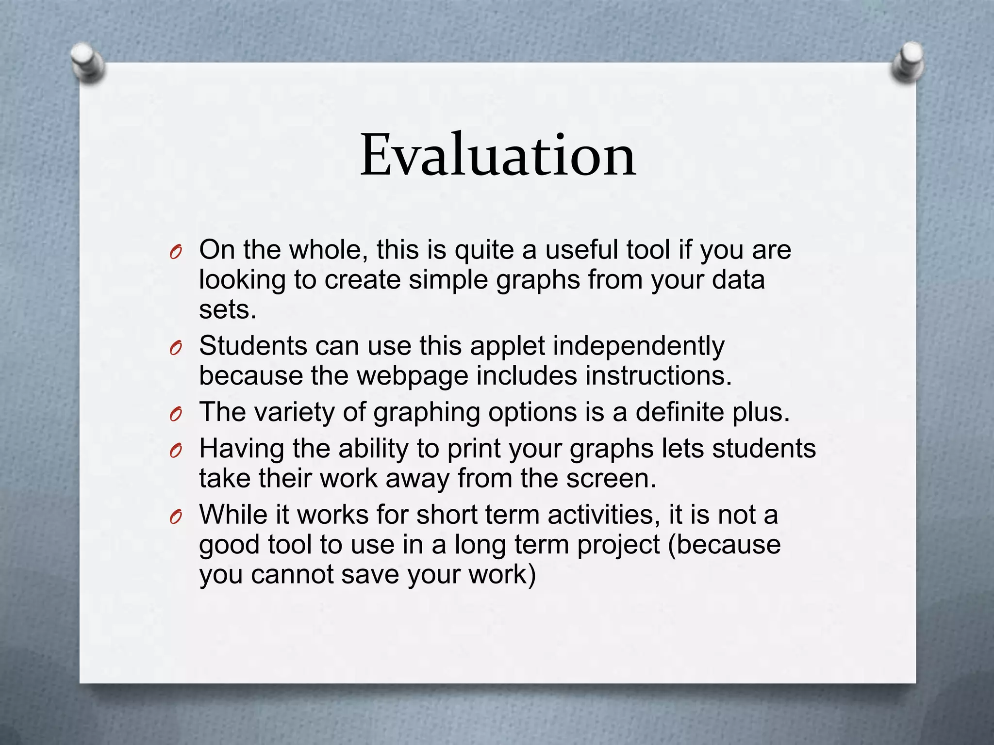 Applet Analysis: Data Grapher | PPTX | Technology & Computing