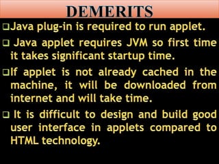 Applet programming in java | PPT