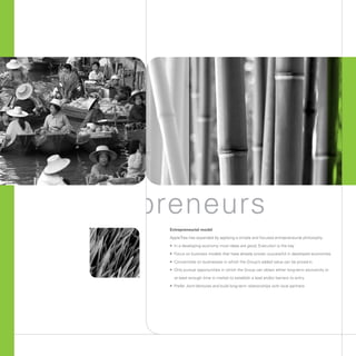 Apple Tree Group Brochure 2014 - Entrepreneurs in Asia | PDF