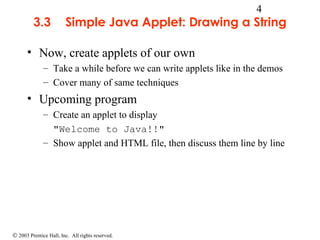 Applets 101-fa06 | PPT