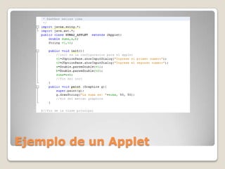 Applets | PPTX