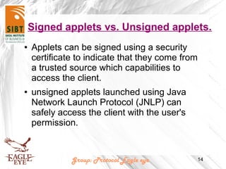 Applets | PPT