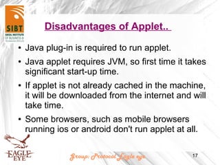 Applets | PPT