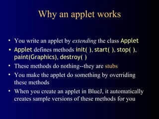 Applets | PPT