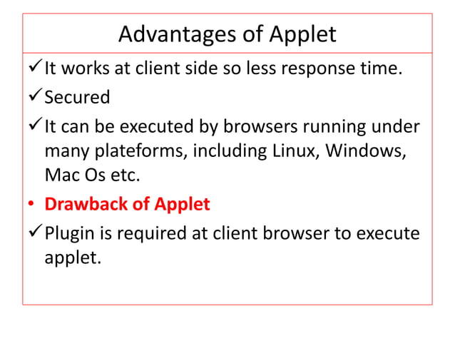 Java Applets | PPTX