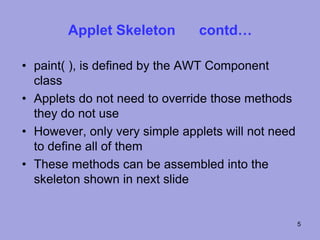 Applet skelton58 | PPT