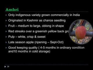 Apple varieties | PPTX