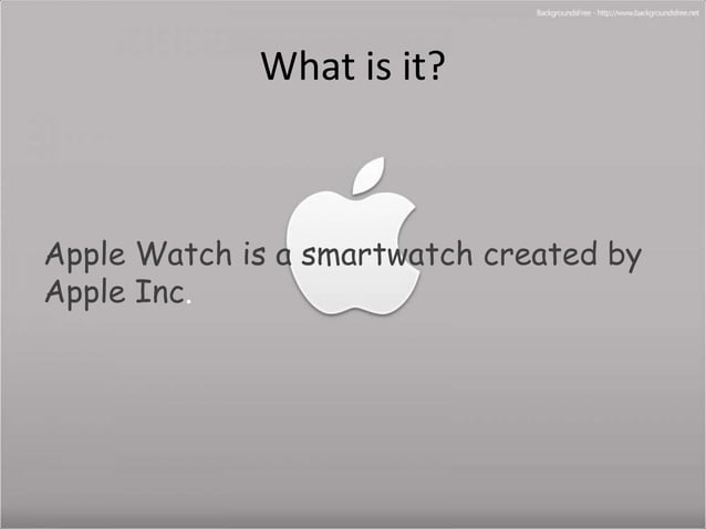 Apple Watch | PPTX