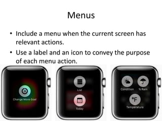 Apple Watch UI Elements | PPT