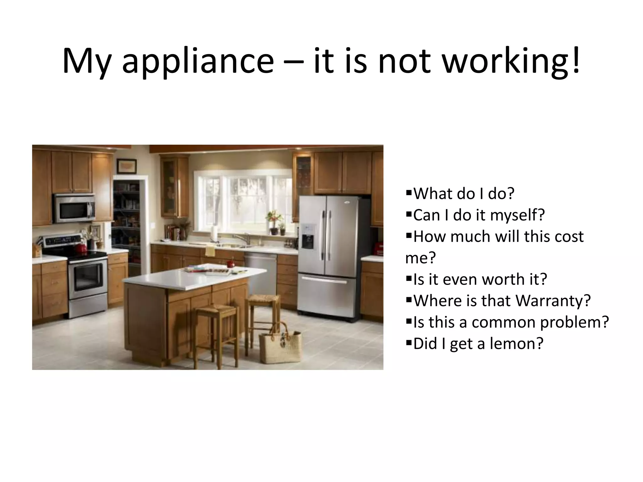 Appliance connect | PPT