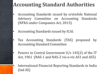 Applicability of accounting standards to income tax act | PPTX