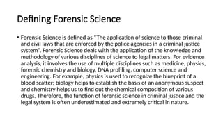 Applicability of Forensic Science in Criminal Justice System (1).pptx