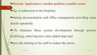 Applicability of lean strategies in public sector service | PPT