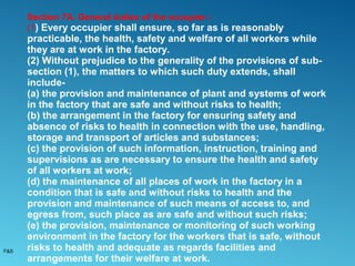 Applicable laws or legal requirements for textile unit | PPT