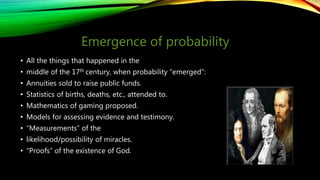 Applicaon of probability in day to day life | PPT